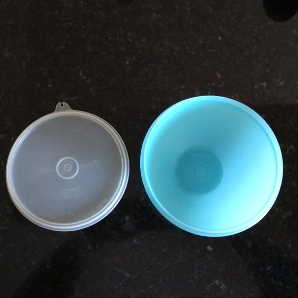 Tupperware | Kitchen | 3 Cup Wonderlier Baby Blue Tupperware Mixing ...